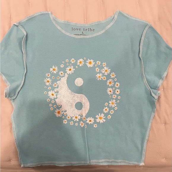 Tops | Yin And Yang Crop Top | Poshmark